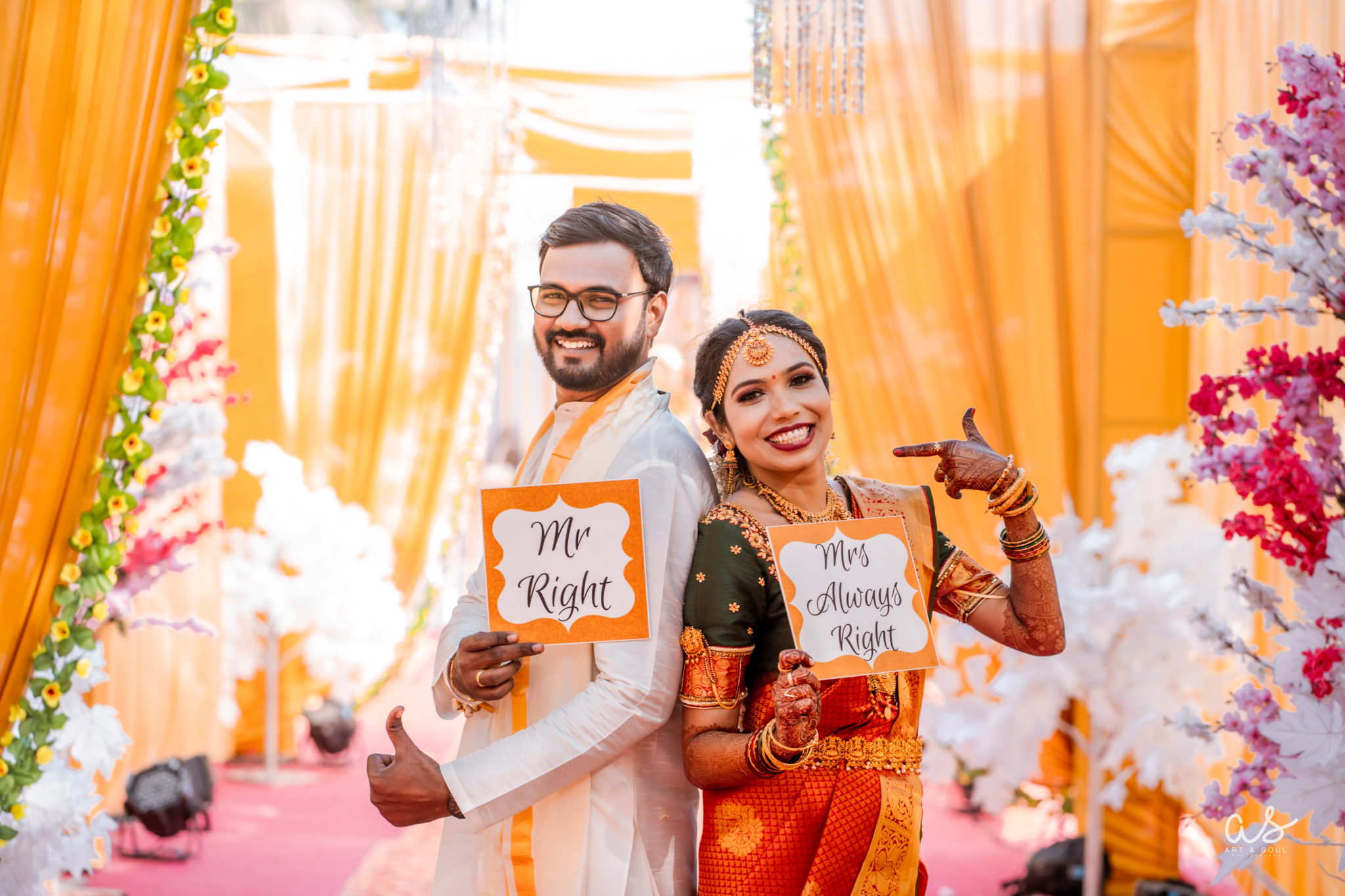 The Fusion Wedding Of A South Indian Bride & A Maharashtrian Groom - # ...