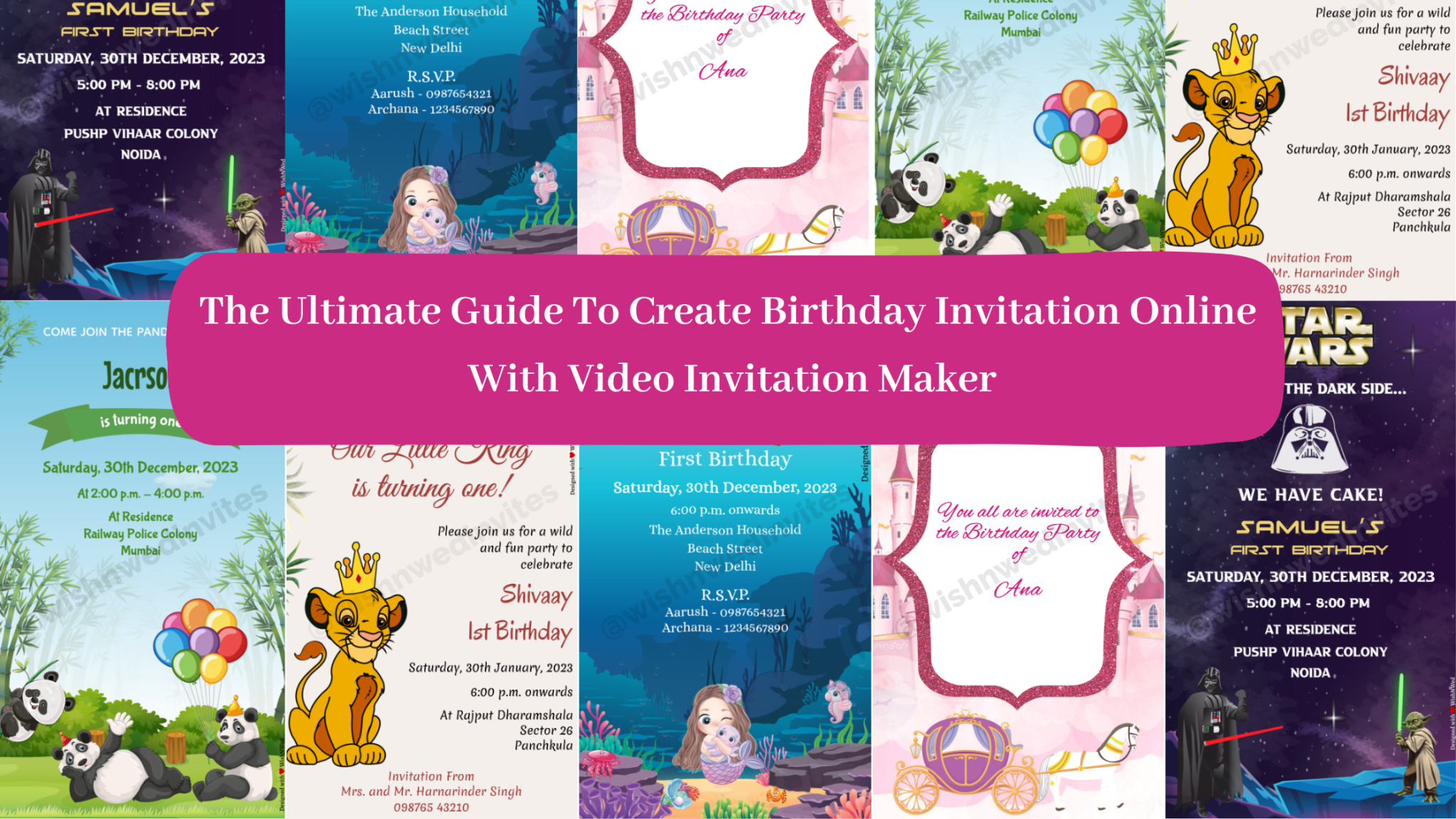The Ultimate Guide To Create Birthday Invitation Video Online With ...